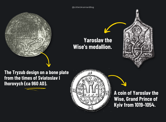 The Ukrainian Tryzub (Trident) - Little Ukrainian Blog